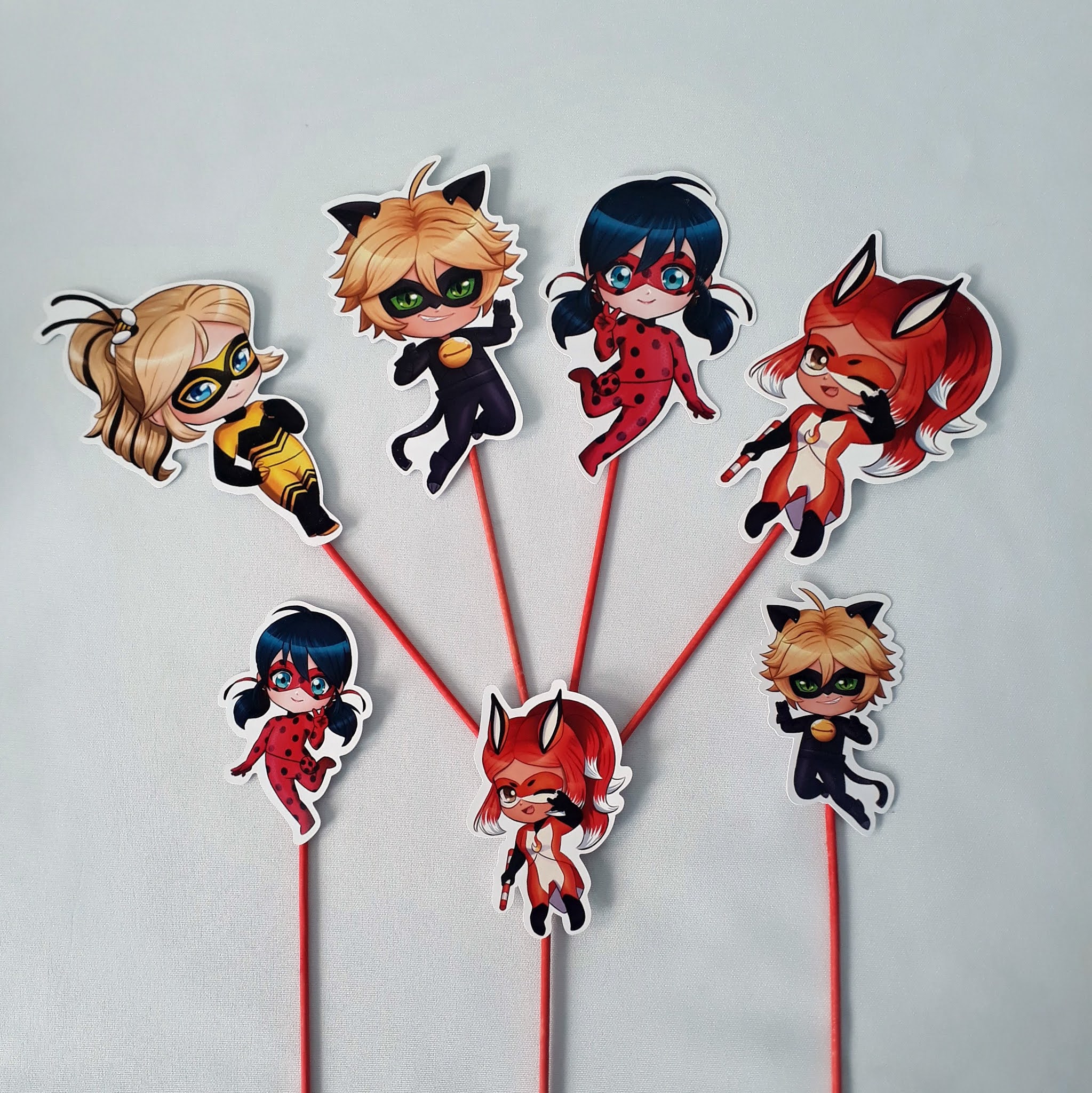 MinimandySign: Ladybug - Toppers