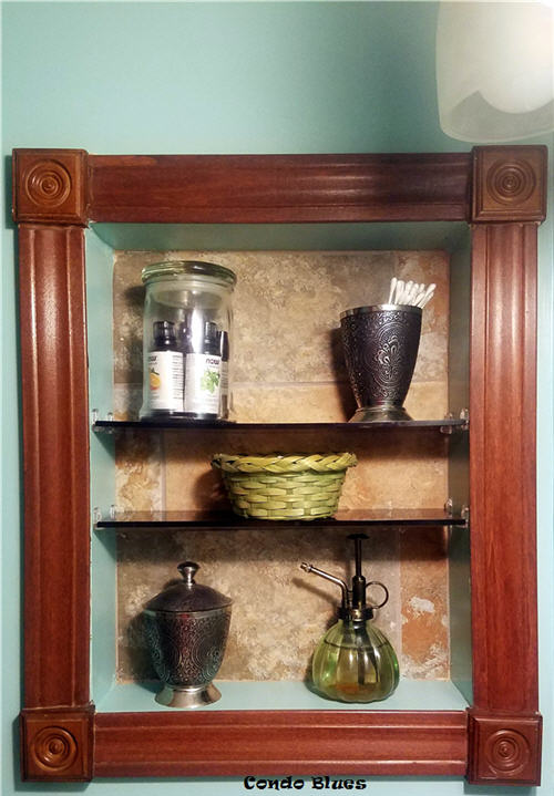 Condo Blues: How to Build Recessed Bathroom Storage Shelves