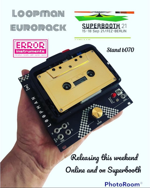 MATRIXSYNTH: ERROR Instruments LOOPMAN Goes Eurorack