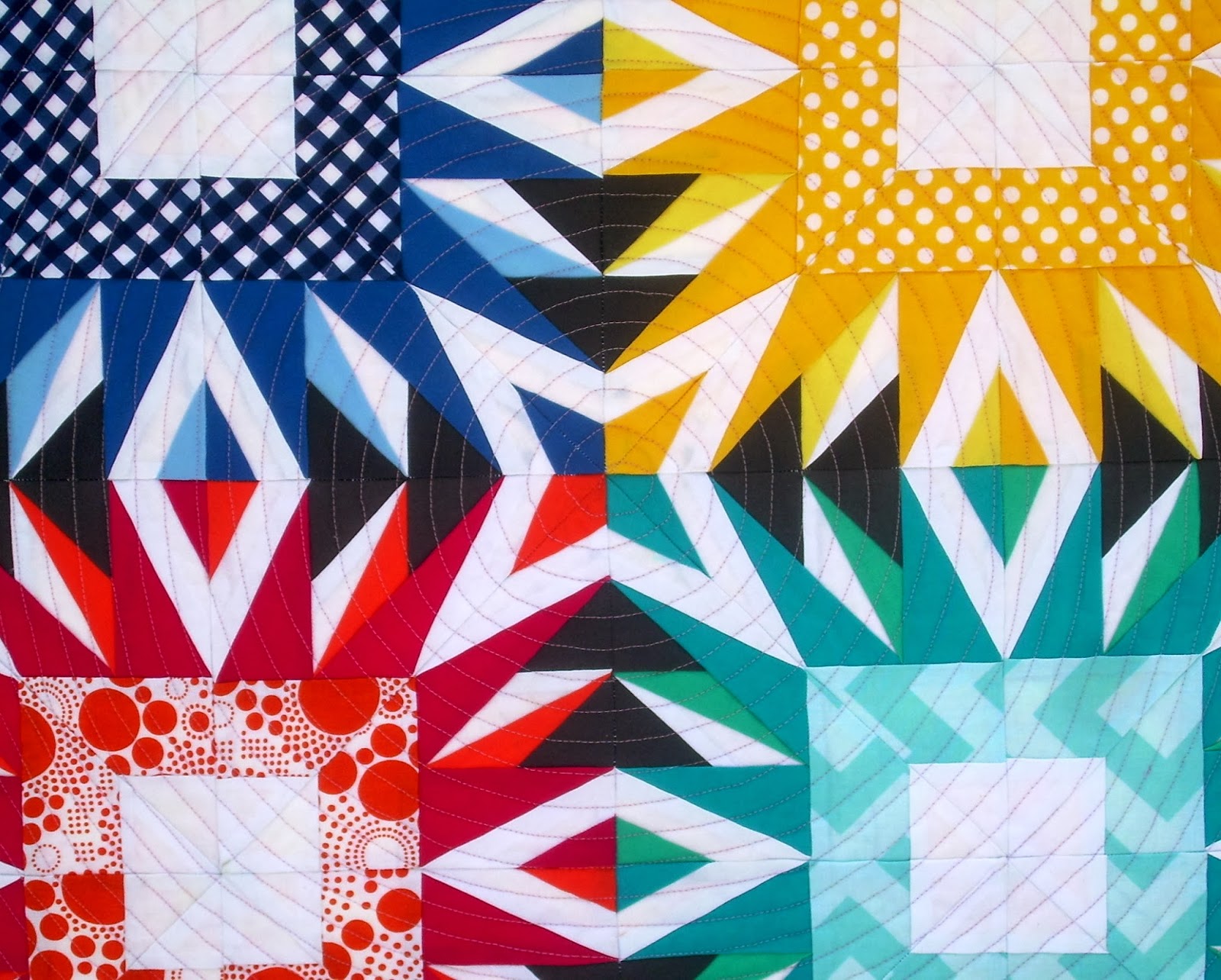 Simple Sewendipity: Blogger's Quilt Festival: Riley's Showstopper