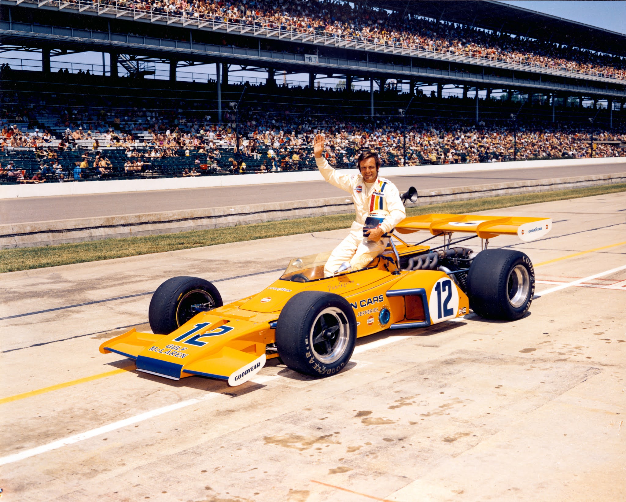 Jeff's Indy Talk: 23 Days in August: No. 12, Peter Revson, 1972 Gulf ...