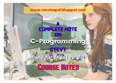 [PDF] C Programming - 1st Semester Notes and Syllabus CTEVT | Diploma ...