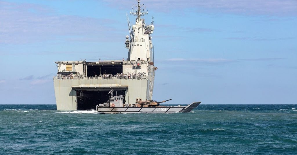 DEFENSE STUDIES: Australia Flexes Canberra Class’ Amphibious ...