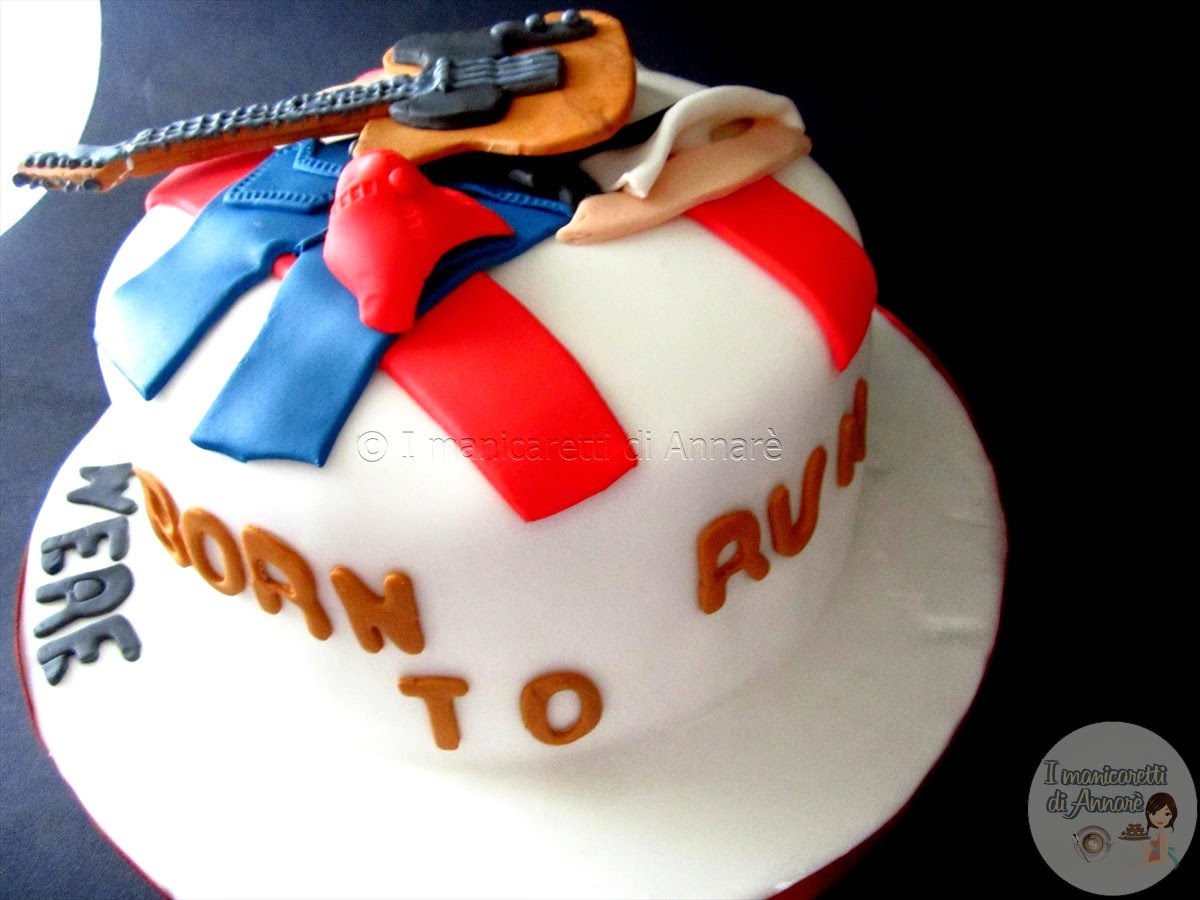 Bruce Springsteen cake da I manicaretti di Annarè su Akkiapparicette