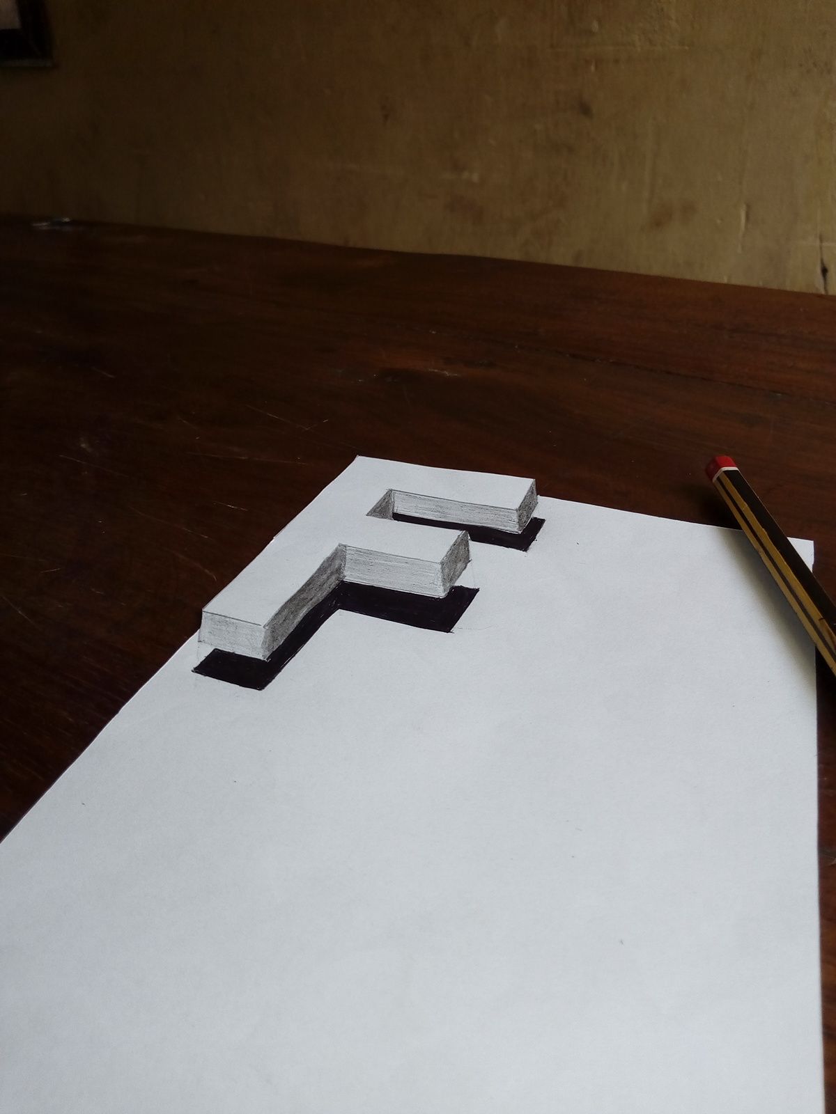 3D Drawing Letters - Formal Letter