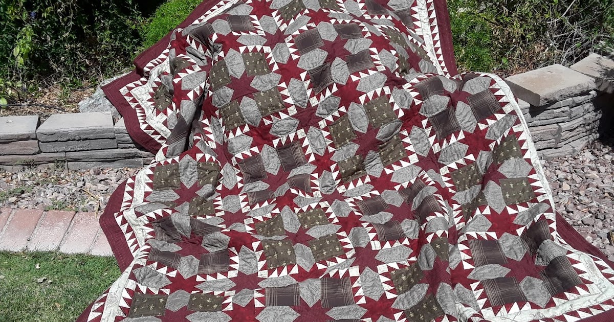 Polka Dot Quilter: Grizzly Mountain Quilt by square in a square/ jodi ...