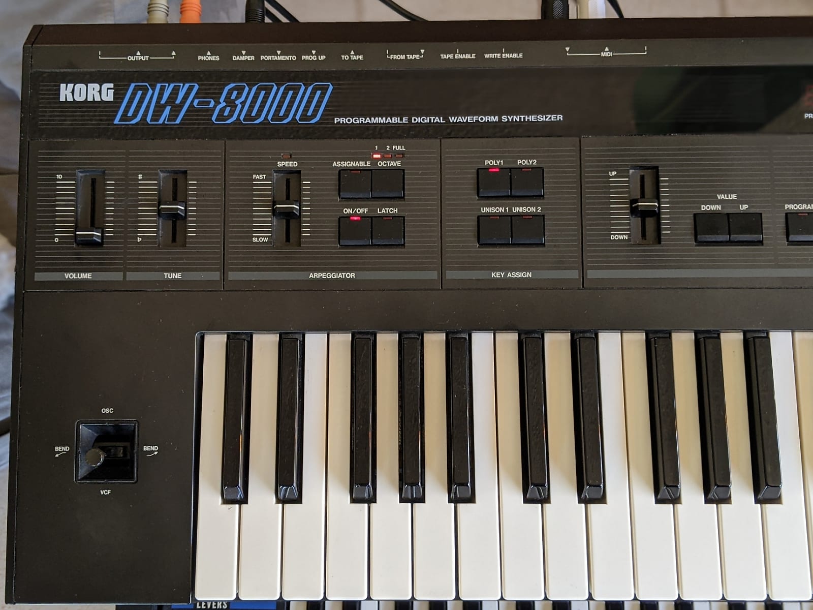 MATRIXSYNTH: Korg DW-8000 SN 009452 w/ Original DW-8000/EX-8000 Preload ...