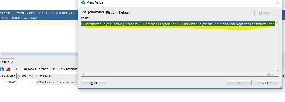Oracle Application's Blog: How to get xml for format payment instructions