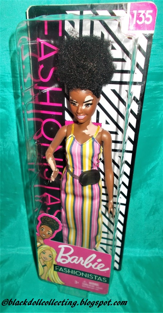 Black Doll Collecting: Fashionista 135 Vitiligo Barbie
