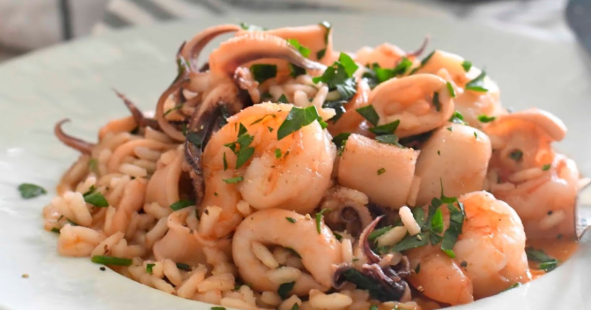Cooking with Manuela: Step-by-Step Classic Italian Seafood Risotto Recipe