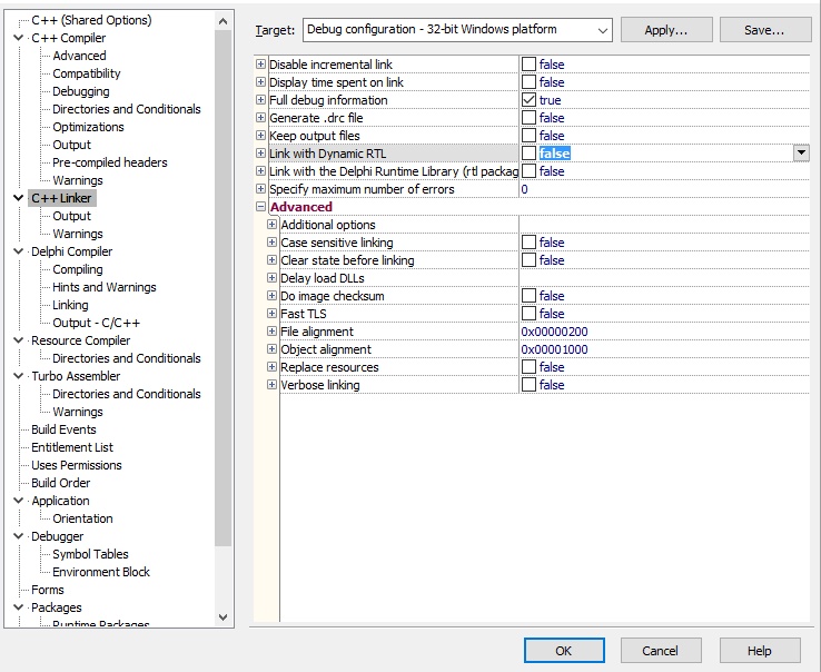 CREAR UN EXE SIN DEPENDENCIAS, C++ BUILDER
