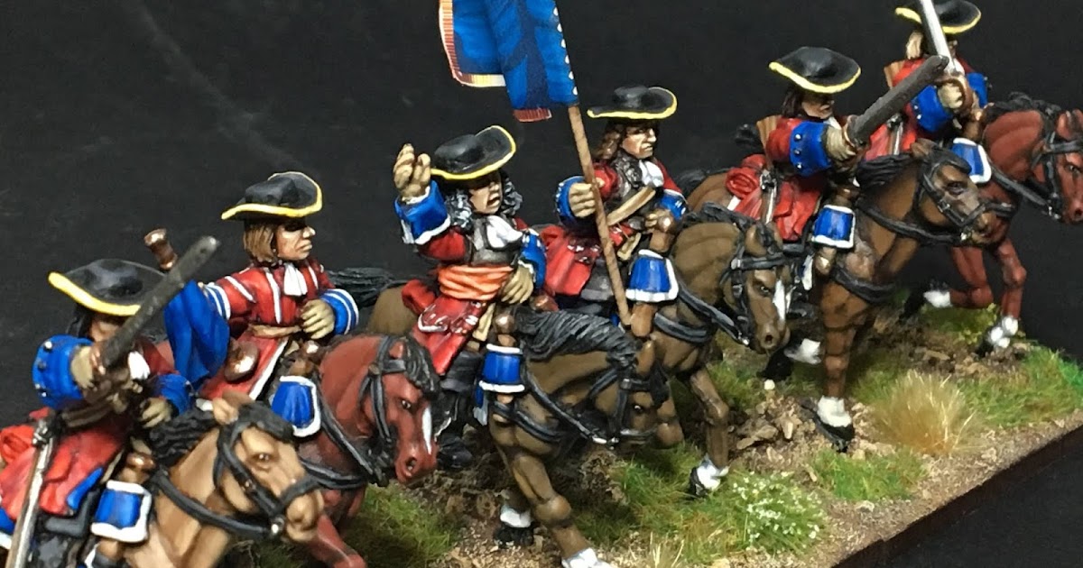 Spanish Lead Painting: 28mm Dutch Gardes du Corps, late XVII c.