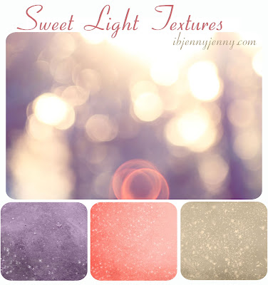 4 Sweet Light Textures | ibjennyjenny Free Resources
