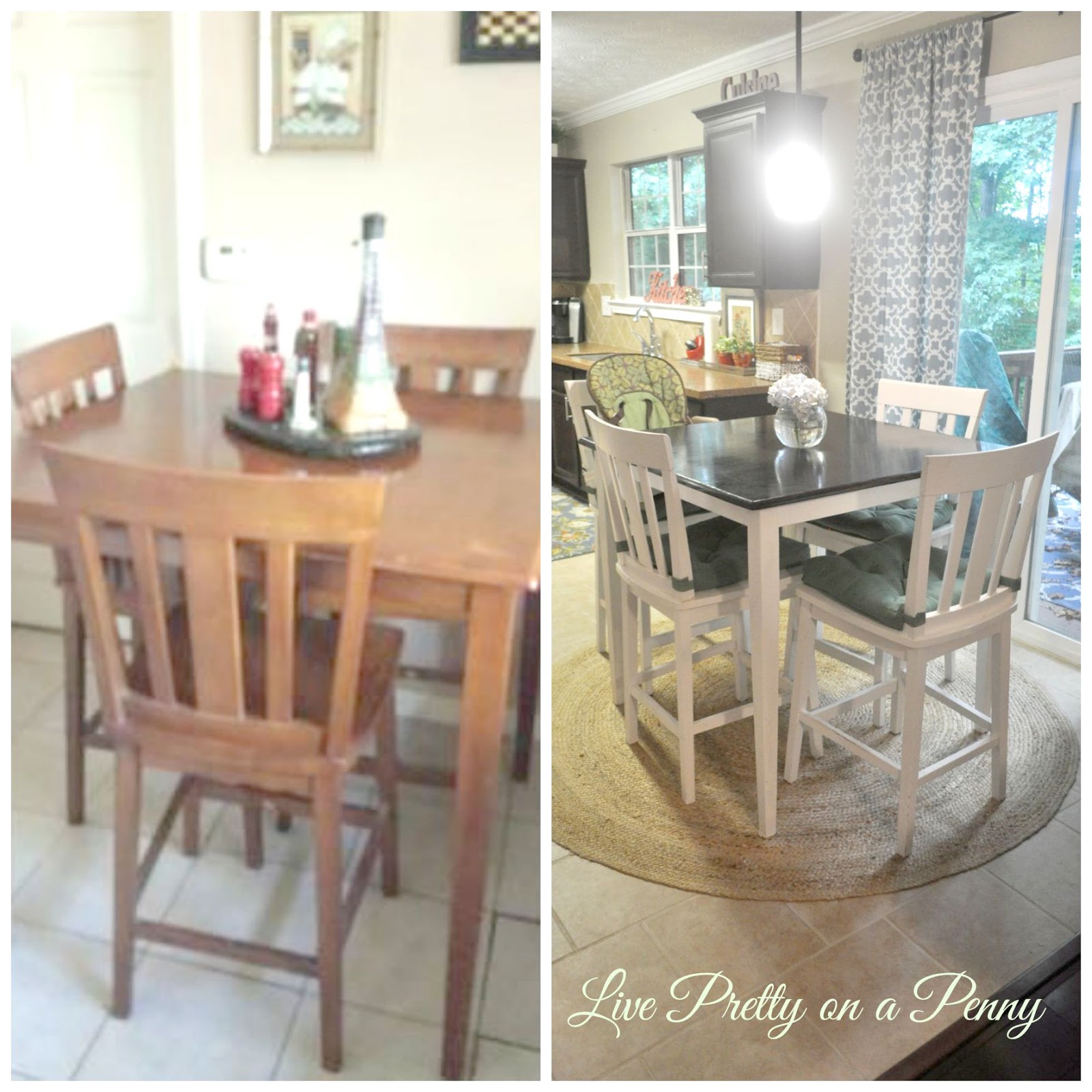 Kitchen Table Makeover - Live Pretty on a Penny
