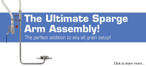 The Ultimate Sparge Arm Assembly from More Beer | Homebrew Finds