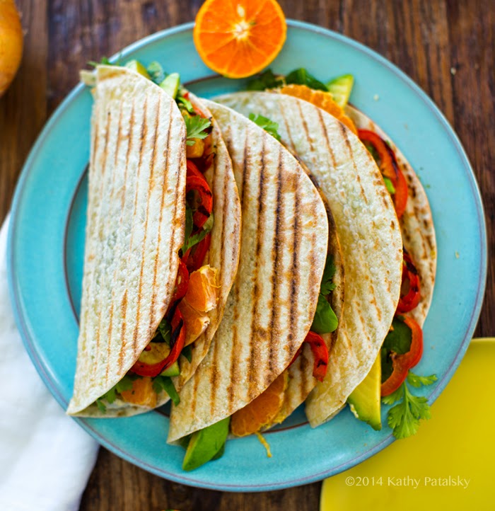 California Sunshine Grilled Rice Tacos. Veggie Stuffed ...
