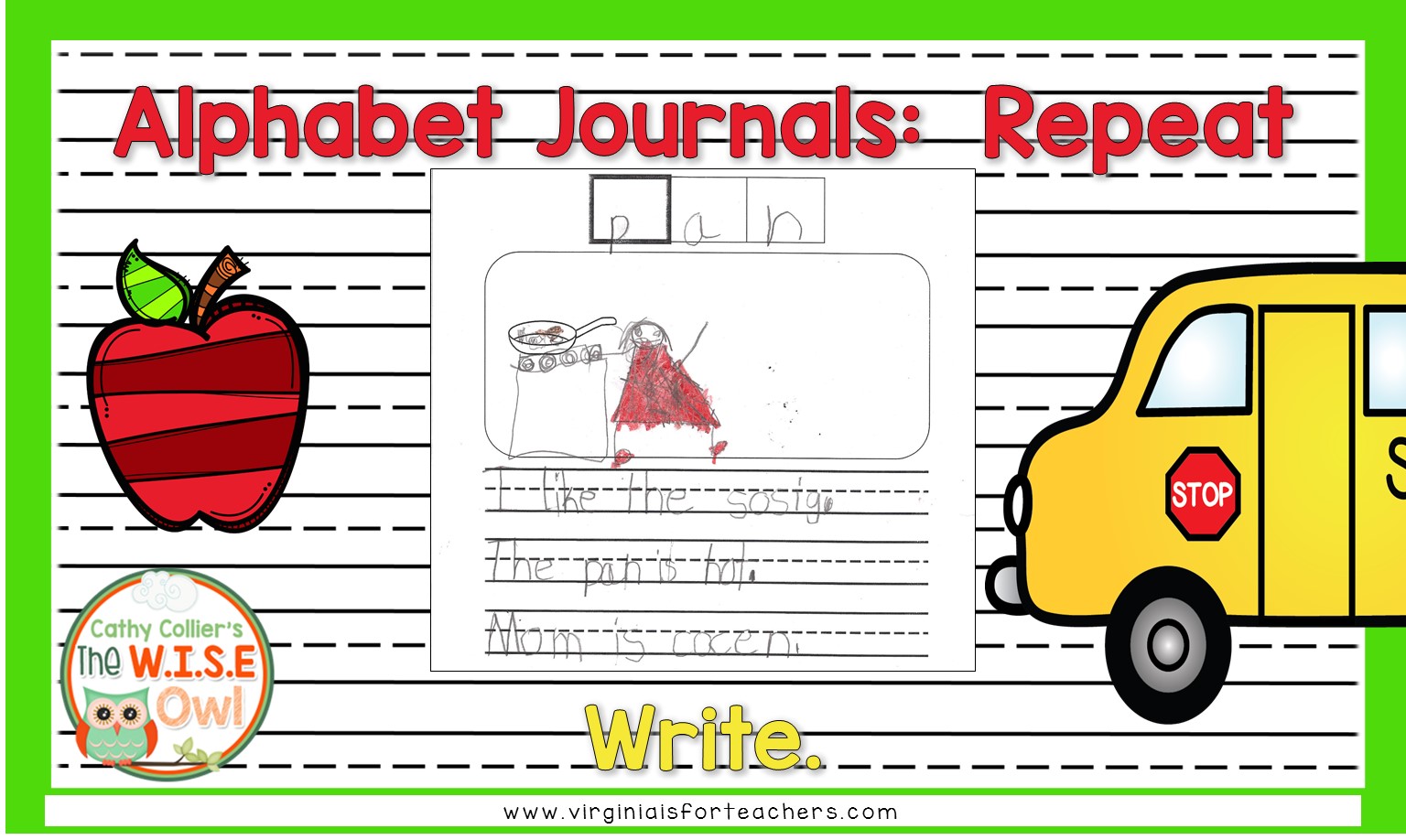 Alphabet Journals...4 Steps for Journal Writing | Virginia is for Teachers