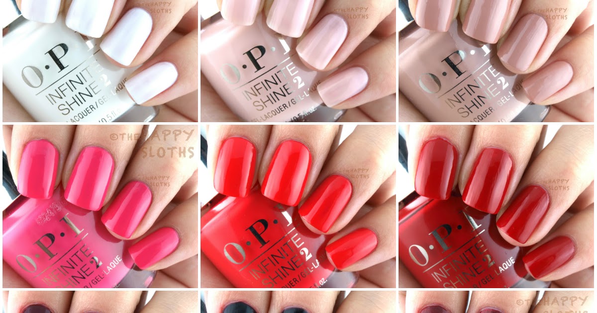OPI Fall 2016 Infinite Shine Iconic Collection: Review and Swatches ...