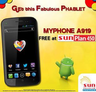 Sun Cellular offers Free MyPhone A919 Android Phablet at Sun Postpaid ...