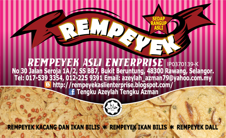 REMPEYEK ASLI ENTERPRISE: LABEL PRODUK REMPEYEK ASLI