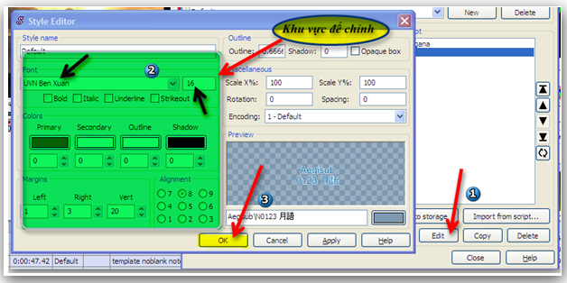 Thêm Style cho Sub và Chèn hiệu ứng (Effect) karaoke - Gia đình Cụ Quang
