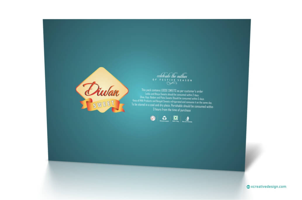 Top Floral Sweet Box Design in CorelDRAW - XCreativeDesign