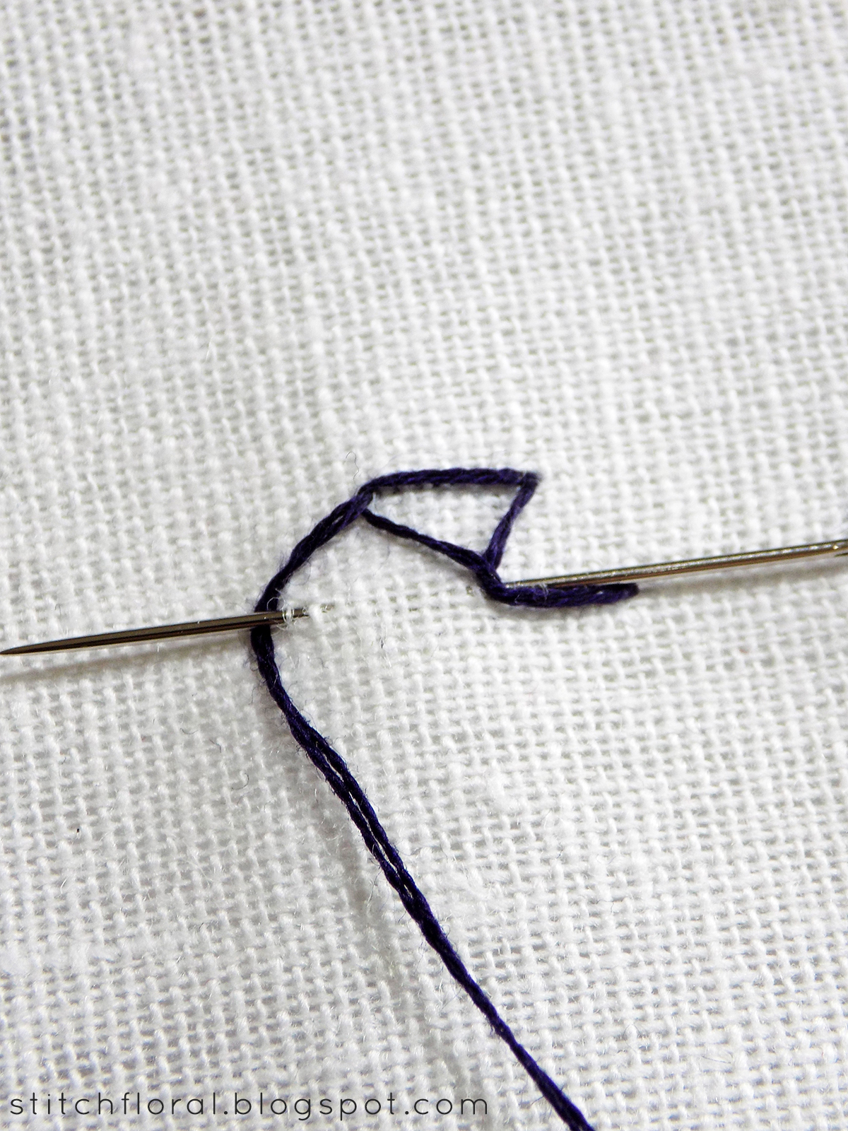 Double chain stitch tutorial - Stitch Floral