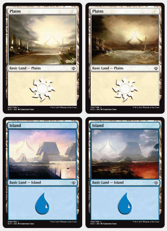 MTG Realm: Hour of Devastation Basic Lands