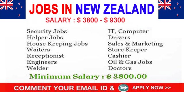New Jobs in New Zealand – Apply Now