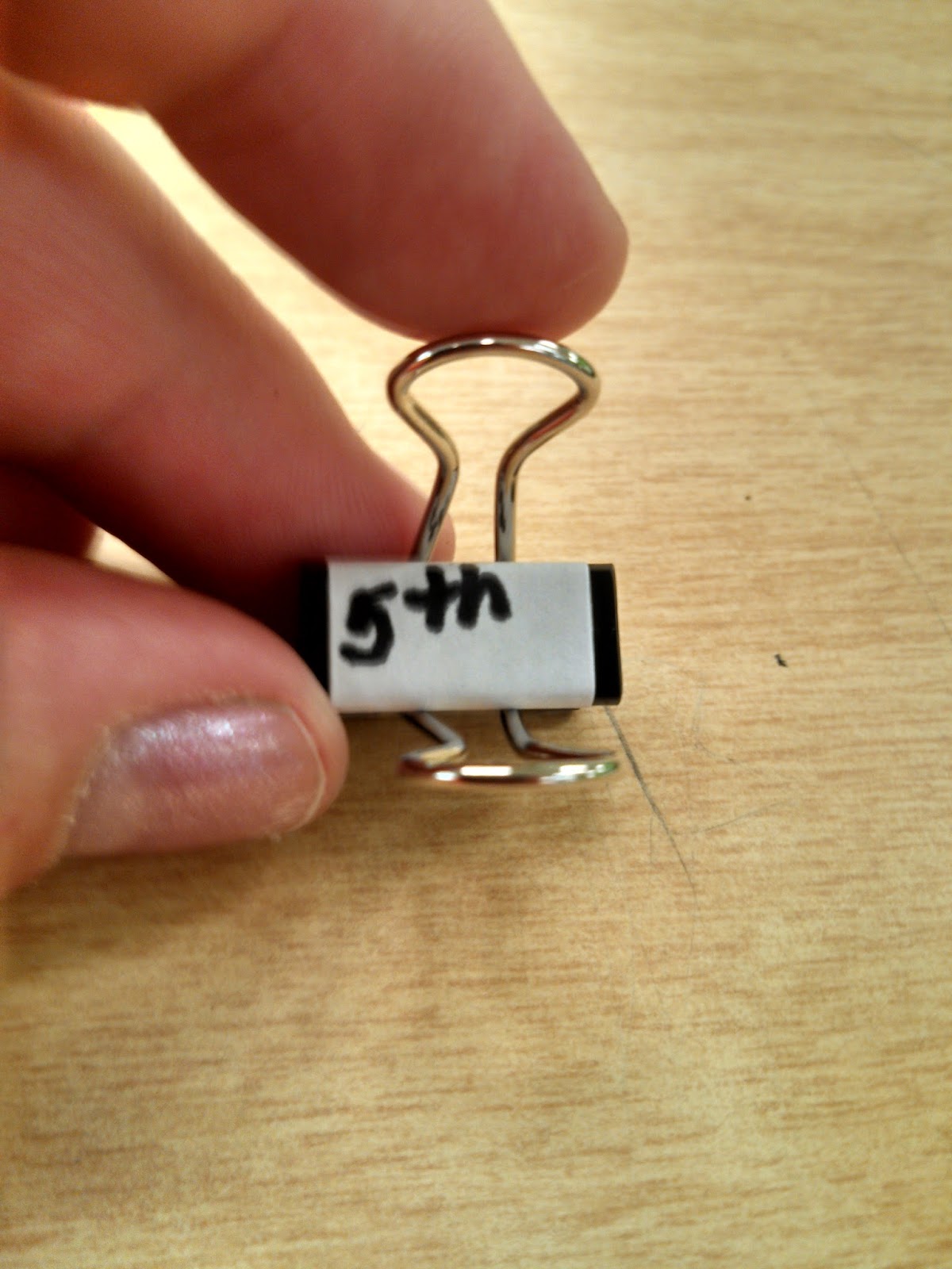 Restructuring Algebra: #Made4Math - Labeled Binder Clips