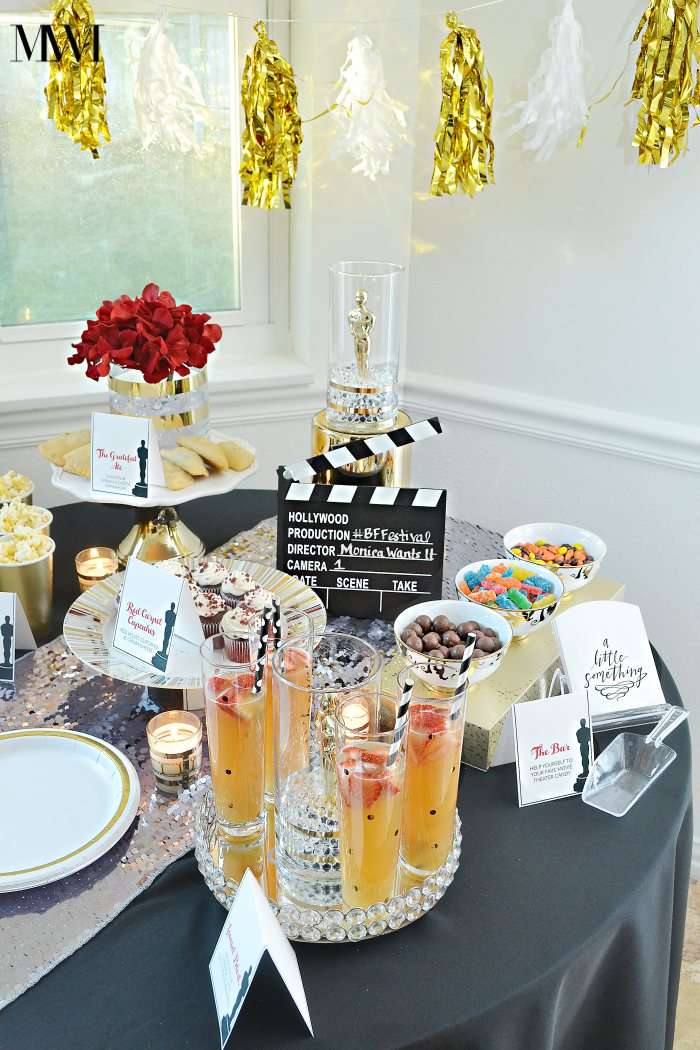 Oscar Party Centerpieces