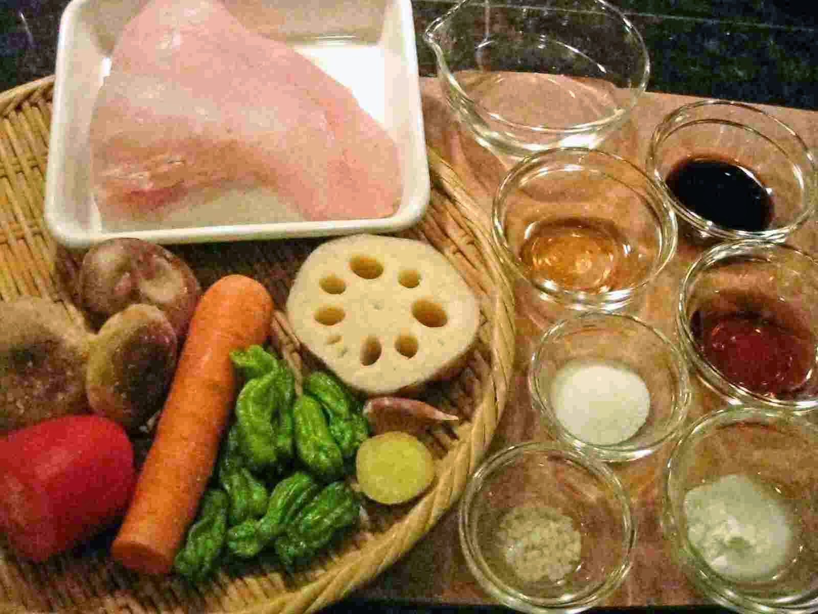 Recipes for Tom: Sakana to konsai no amazuan / fish and root vegetables ...