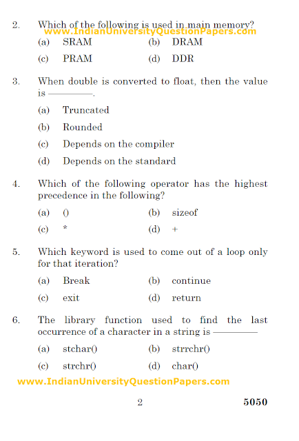 Bharathiar University B.Sc COMPUTING FUNDAMENTALS AND C PROGRAMMING ...