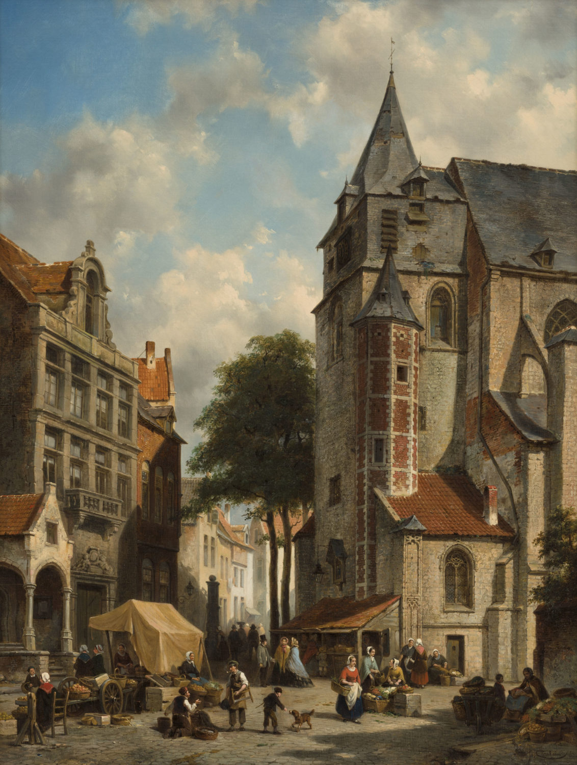 Jacques François Carabain | Romantic Cityscape painter | Tutt'Art ...