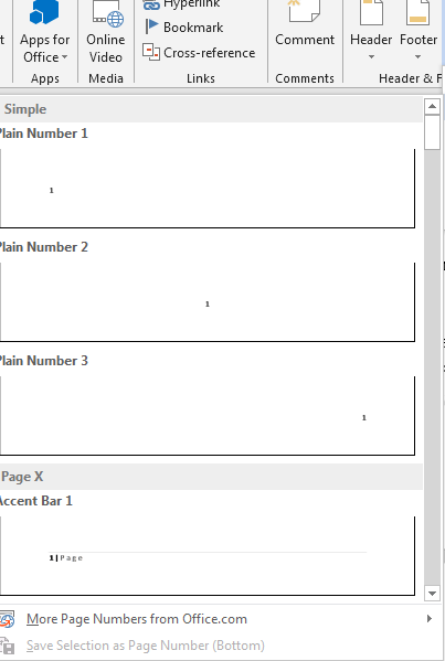 Cara Membuat dan Format Nomor Halaman Cara Membuat dan Format Nomor Halaman