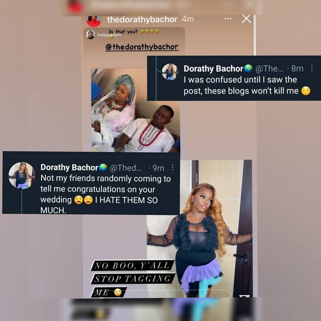BBNaija Star, Dorathy Bachor, Reacts To Alleged Viral Photo Of Her Getting Married - MIMI'S BLOG