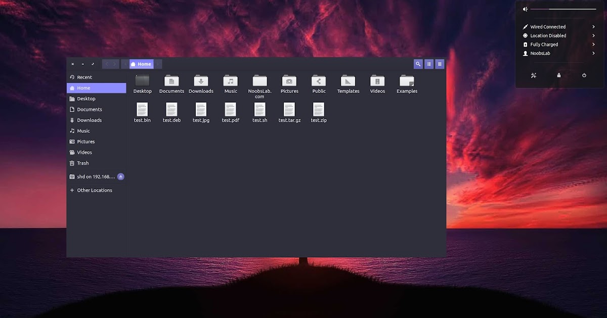 Violet Comeback theme Gives A Nice Dark Look To Ubuntu - NoobsLab | Eye ...