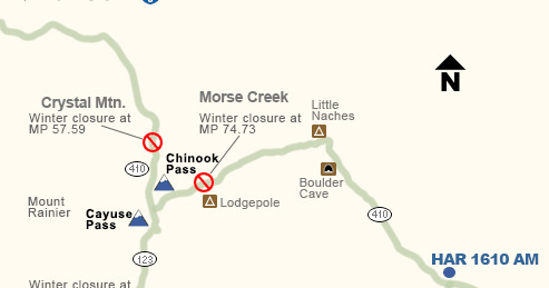 Shoreline Area News: Chinook and Cayuse passes closed for the season