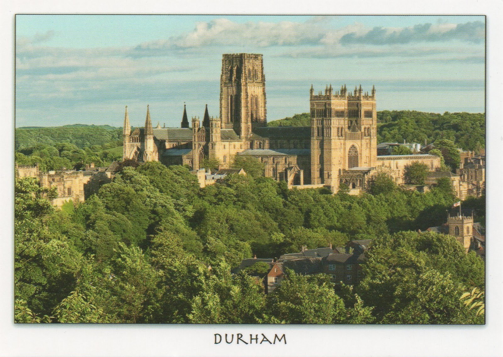 UNESCO postcards collection by dannyozzy: Durham Castle and Cathedral