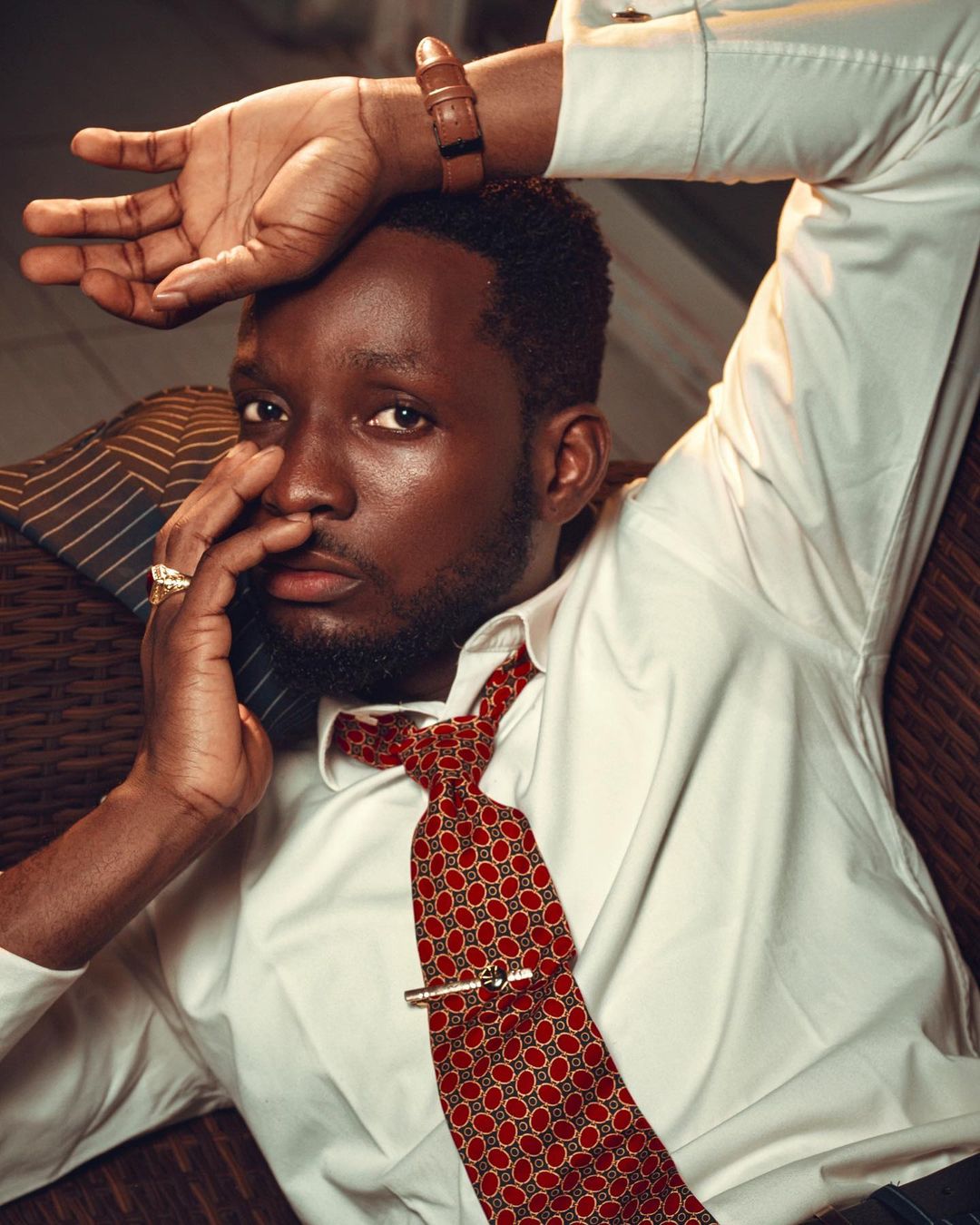 Pictures of handsome, dark Chimezie Imo