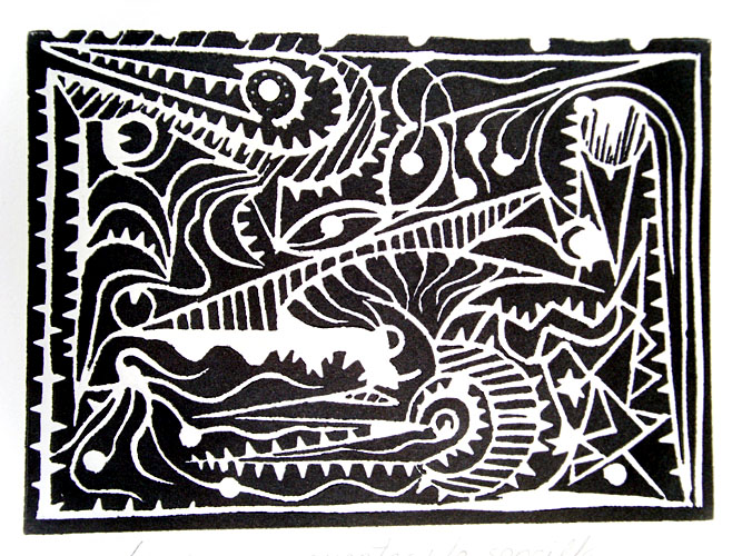 LA CUEVA DEL ARTE: Linograbado