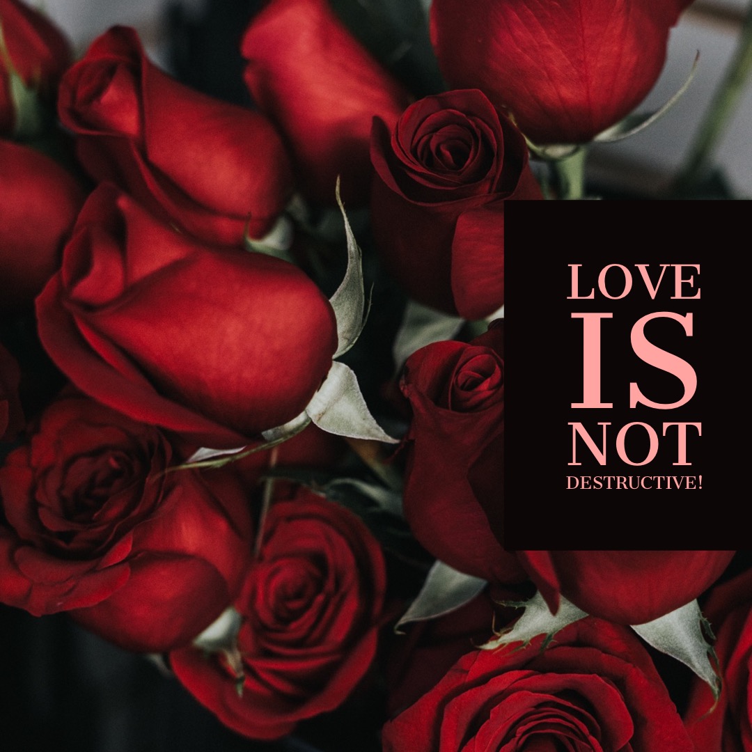 Love is not destructive!