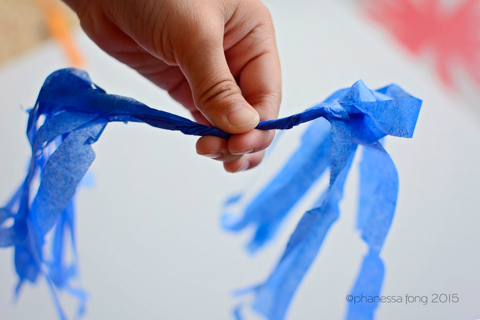 Phanessa's Crafts: Tissue Paper Tassles