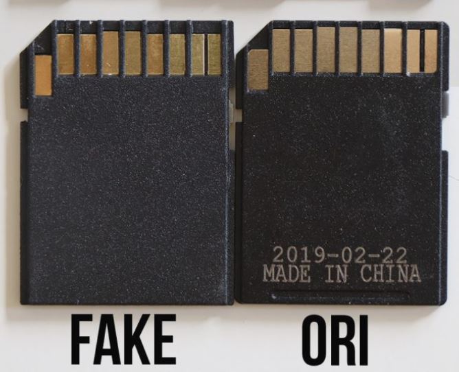 Perbedaan Memory Card Sandisk Original VS Palsu