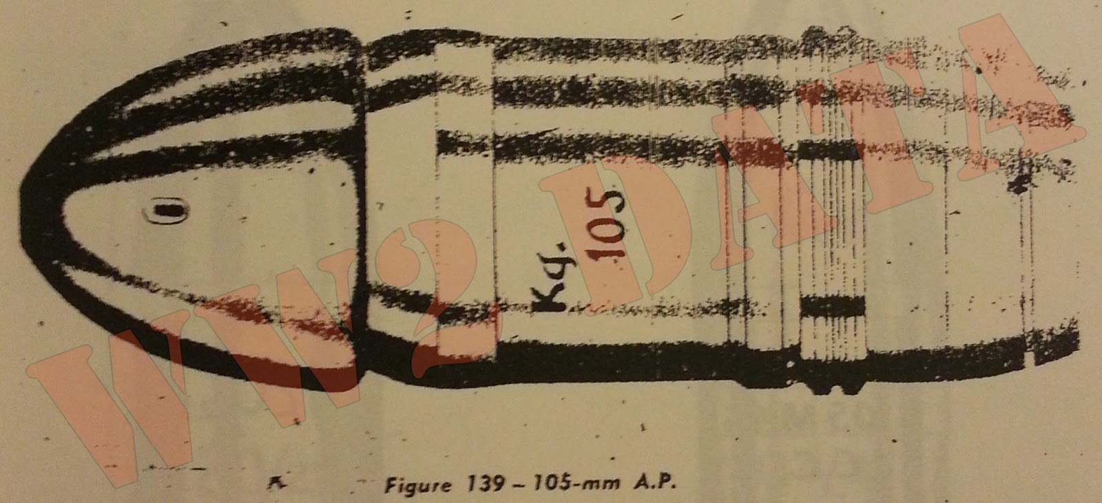 WW2 Equipment Data: Italian Explosive Ordnance - 100mm and 105mm ...