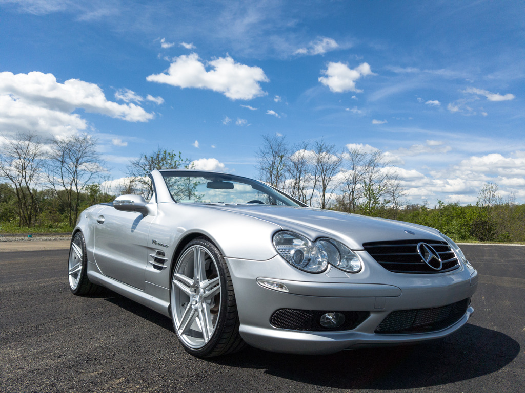 2003 Mercedes-Benz R230 SL55 AMG on R20 Niche Wheels | BENZTUNING