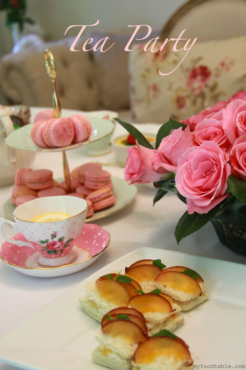 My Food Table: Tea Party