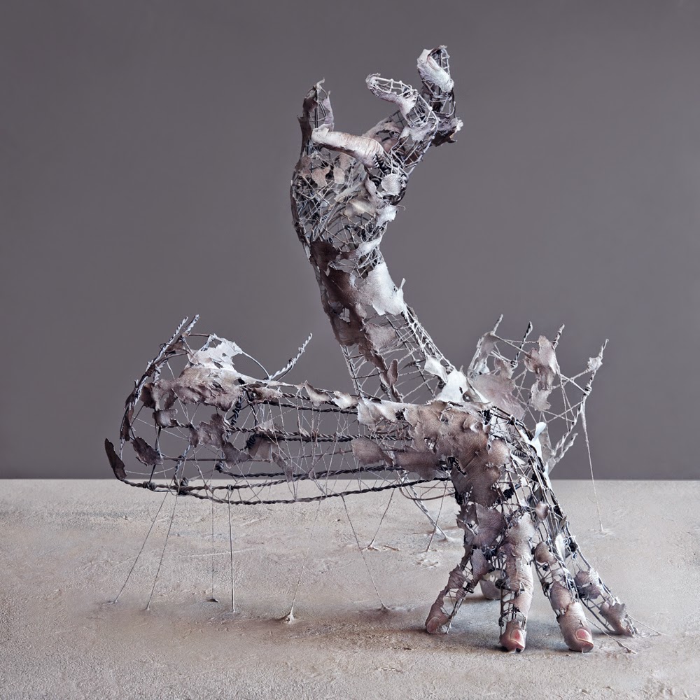 design-dautore: Sculptures of Decomposing Body Parts by Yuichi Ikehata