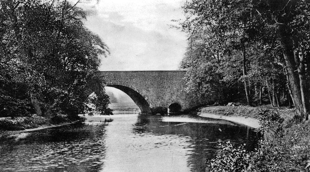 Tour Scotland: Old Photograph Russell Mill Bridge Cupar Fife Scotland