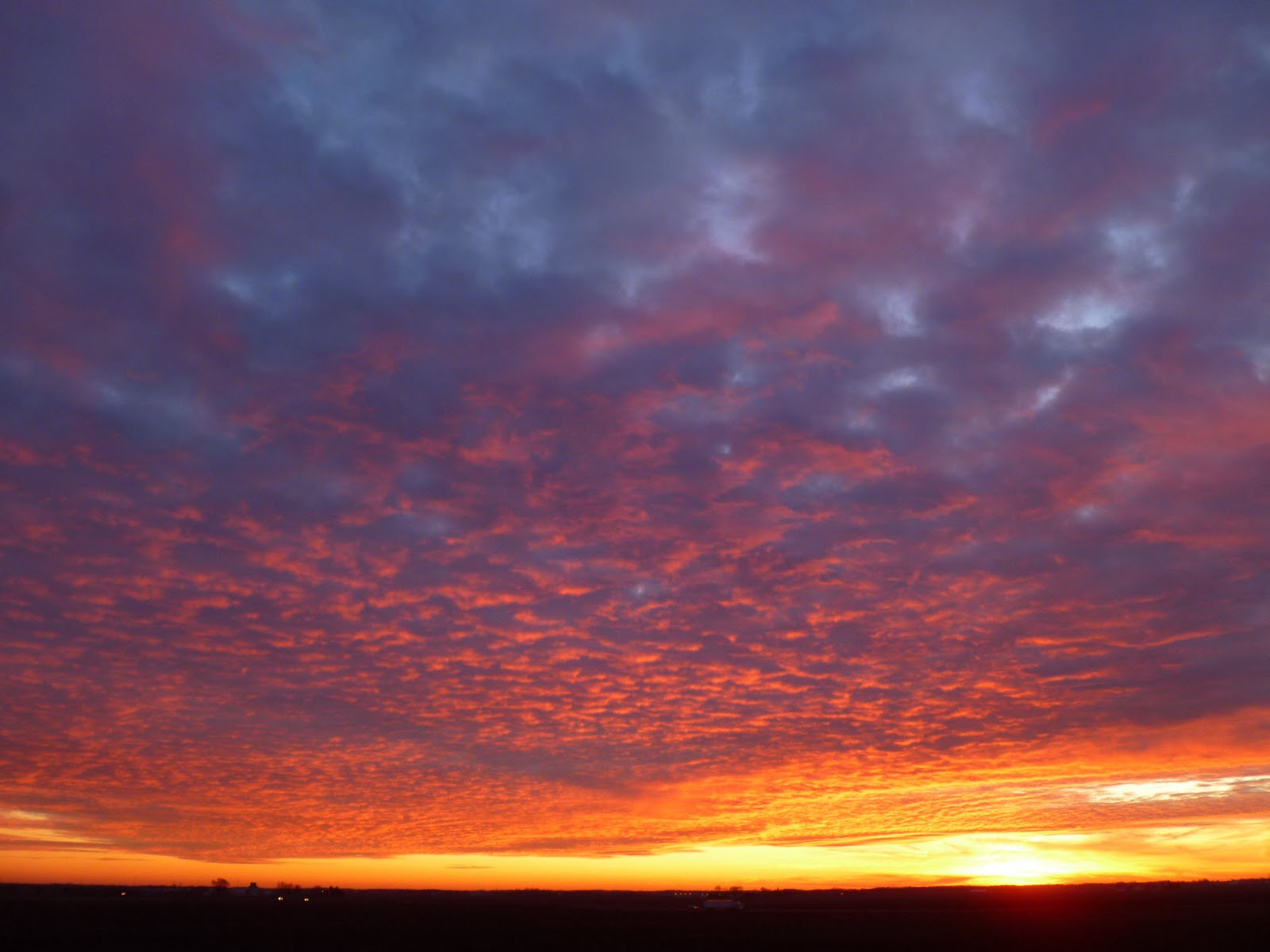 Three Things Very Dull Indeed: Beautiful sunset #25 seen two ways